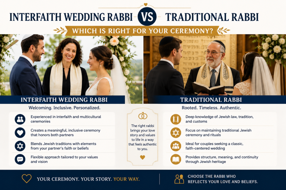 Interfaith Wedding Rabbi vs Traditional Rabbi Guide